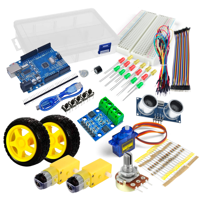 Kit Arduino Básico Com Arduino Mega - Loja Vida de Silício